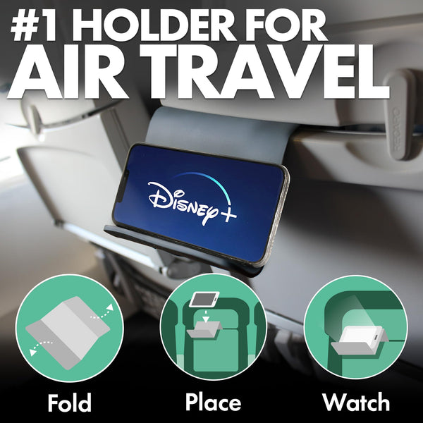 The FLIGHT FLAP (Silicone) - Phone & Tablet Holder for Frequent Flyers