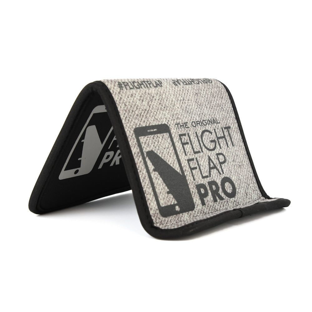 The FLIGHT FLAP PRO - Phone & Tablet Holder for Frequent Flyers